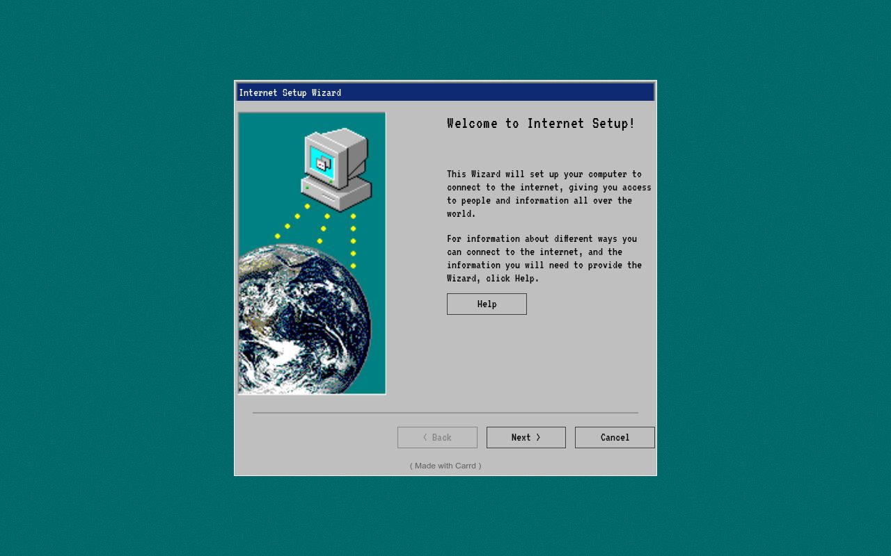 Welcome to Windows 95.